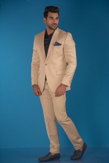 Rent/Buy Beige Full Suits | Home Trial | Free Delivery | CandidMen